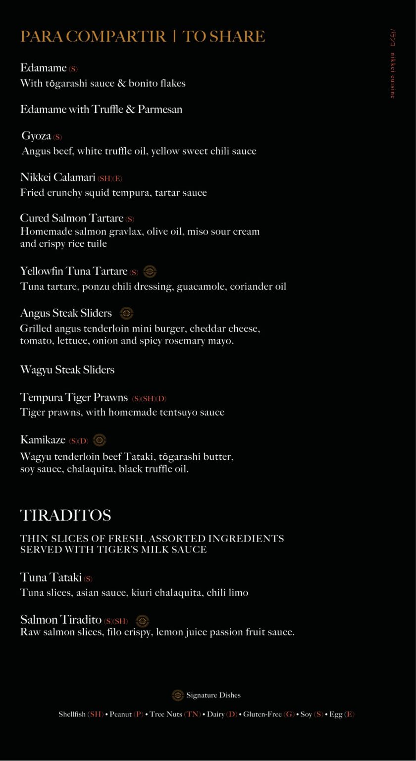 Our Menu – Barranco